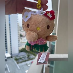 Hello Kitty | Toys | Rare Hello Kitty Hula Girl Stuffed Animal Keychain ...